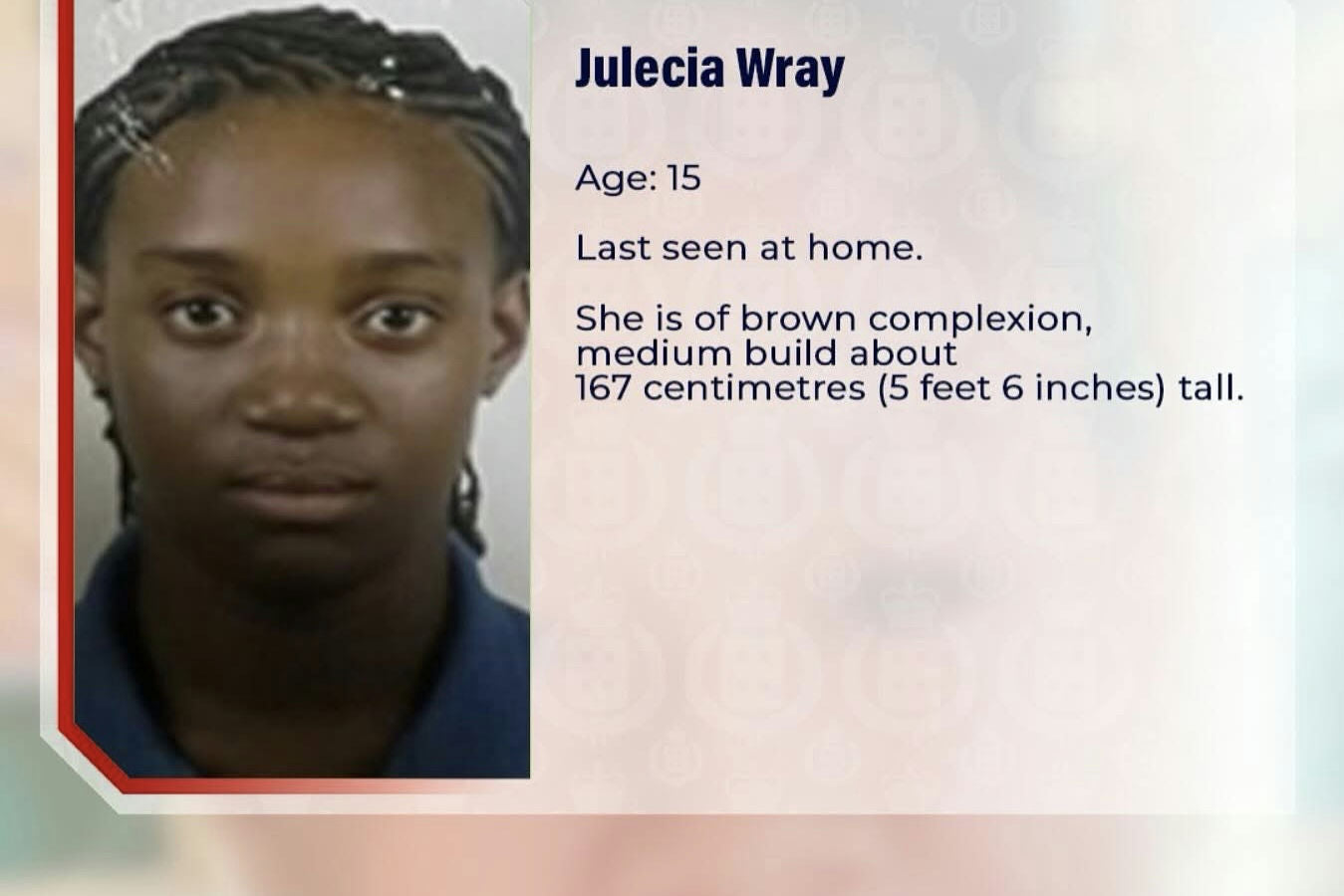 Julecia Wray - Missing Since June 20 2025from St.Ann| Jamaican True St – JAMAICAN TRUE STORIES
